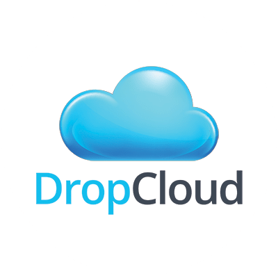 LogoDropCloudPastilleBlanche - DropCloud